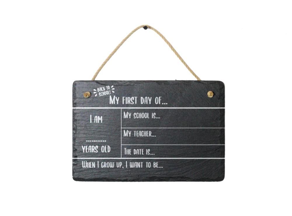 First Day Chalkboard | Slate House