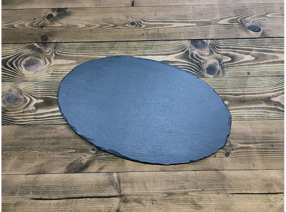 Slate Cheese Boards : Plain Oval Welsh Slate Cheese Board | Slate House