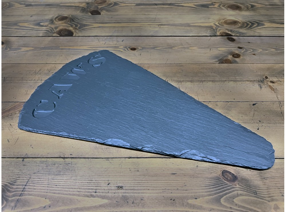 Slate Cheese Boards : Welsh slate cheese board Caws wedge | Slate House
