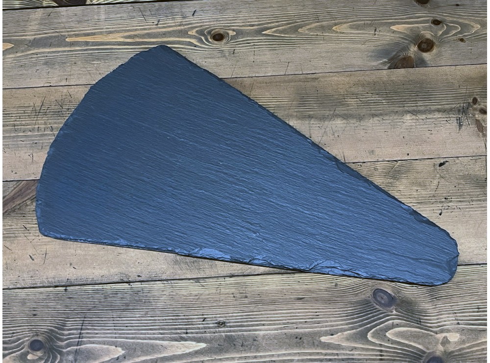 Slate Cheese Boards : Welsh Slate Cheese Board - Wedge Shaped | Slate House