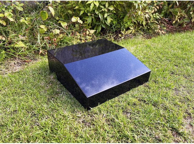 Grave Vase : Granite Memorial Tablet Wedge | 300 X 300 X 50MM | 12" X ...