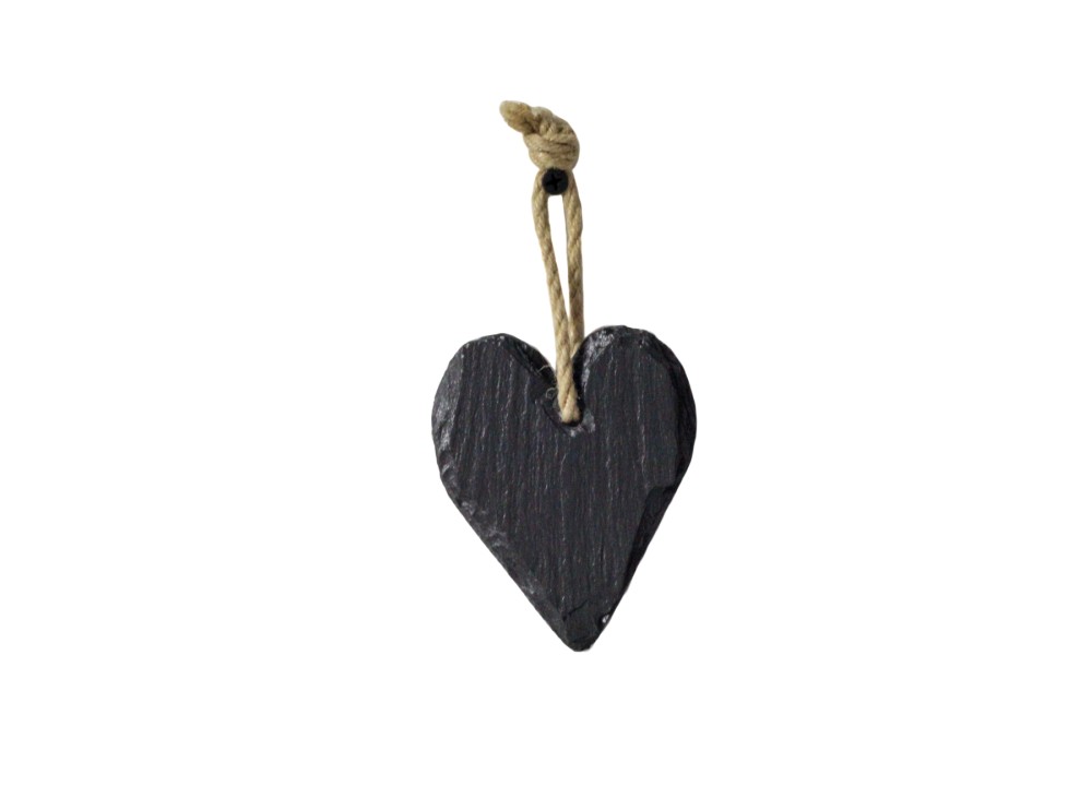 Slate Hanging Signs : welsh slate heart