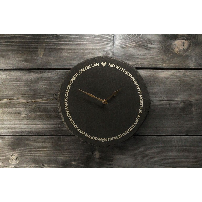 Slate Wall Clocks | Welsh Slate Clocks | Slate House