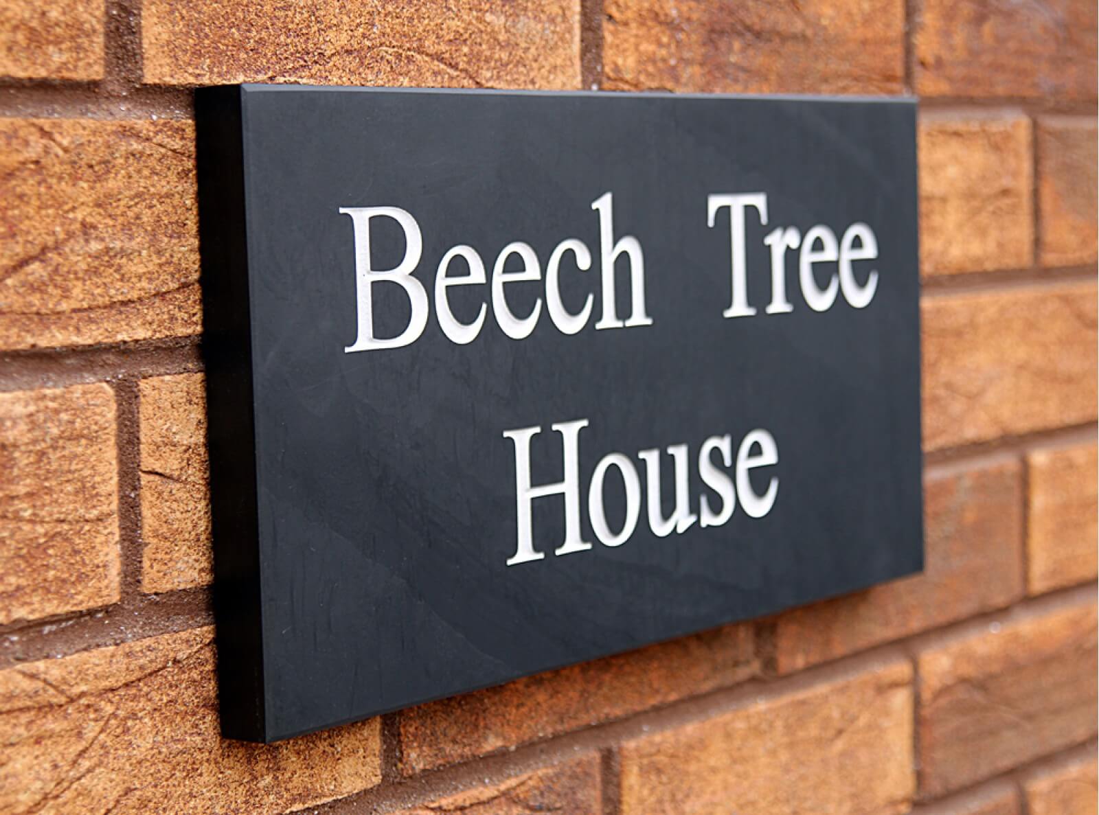 Slate House Signs : 200mm x 400mm x 20mm Sign | Slate House