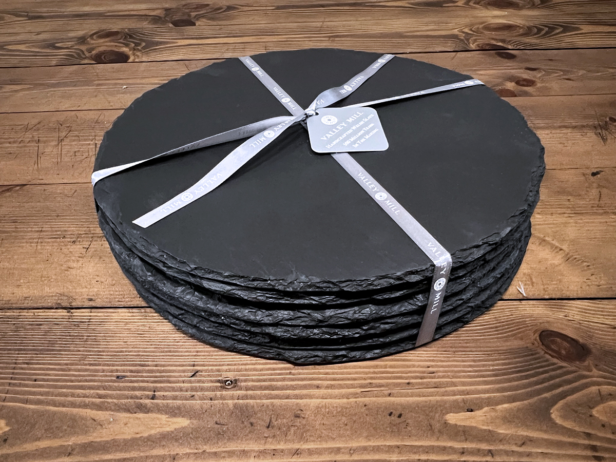 Engraved slate placemats | personalised slate place mats ...